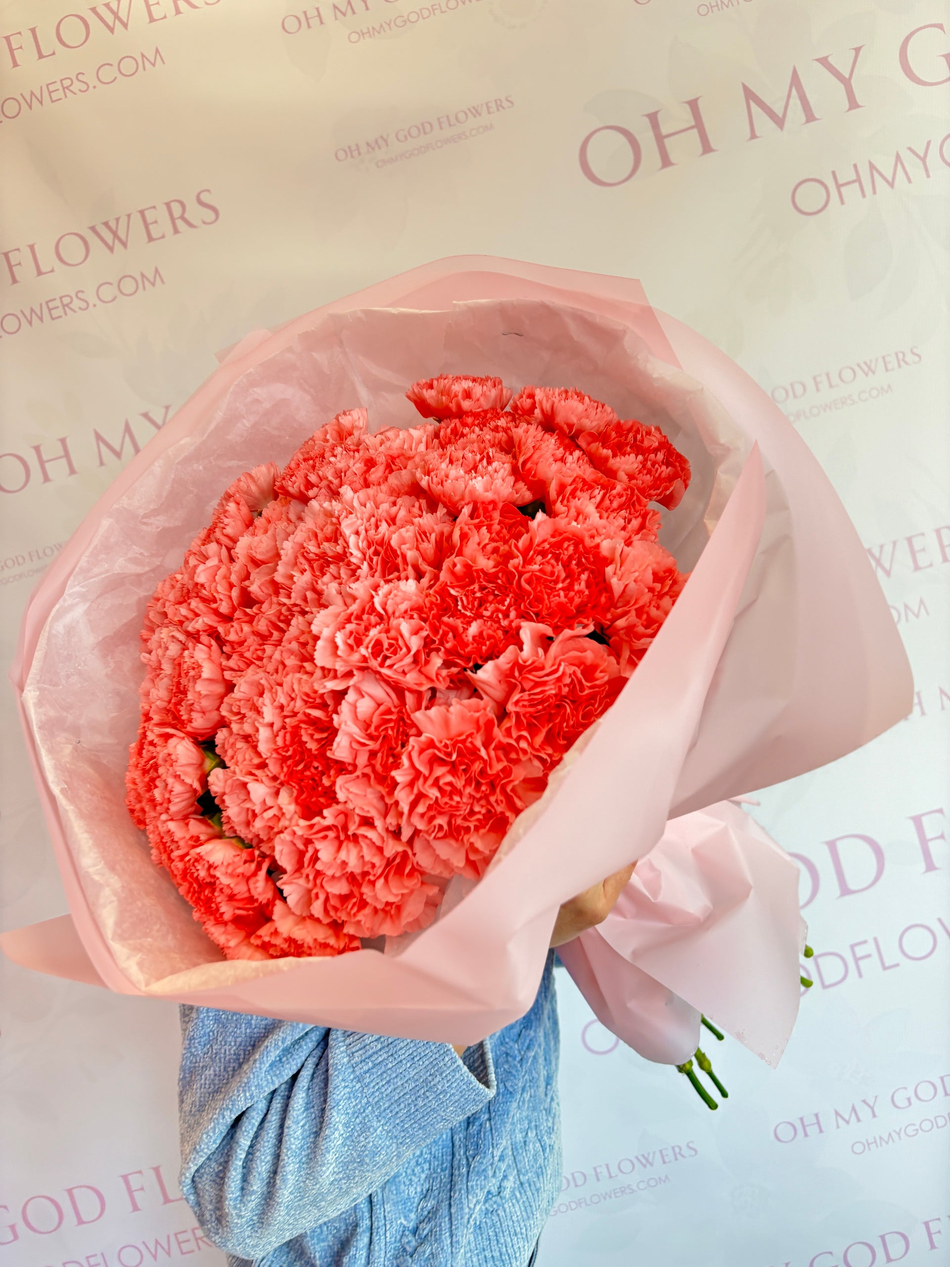 PRETTY IN PINK FLOWER BOUQUET – OH MY GOD FLOWERS